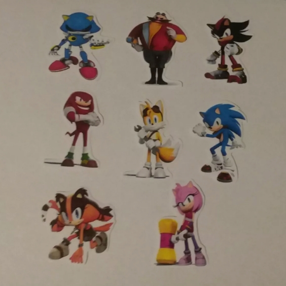 Handmade | Accessories | Handmade Anime Sonic Boom Vinyl Stickers ...